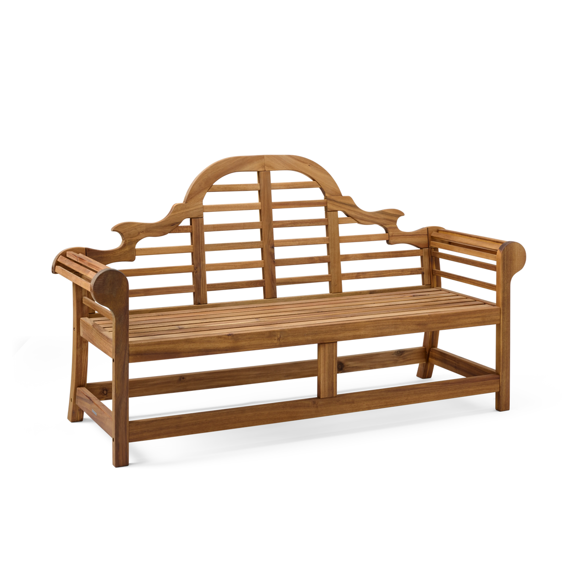 Redcliffe Acacia Wood Lutyens Bench 6ft | Alexander Rose – Alexander Rose