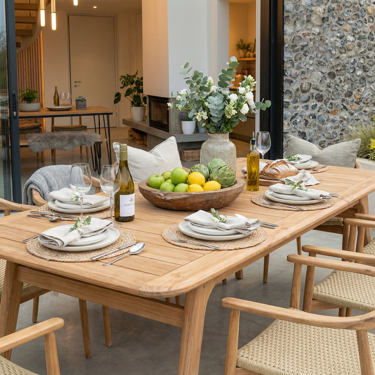 Dana Dining Table 2.15m x 1.0m | Garden Furniture | Alexander Rose ...